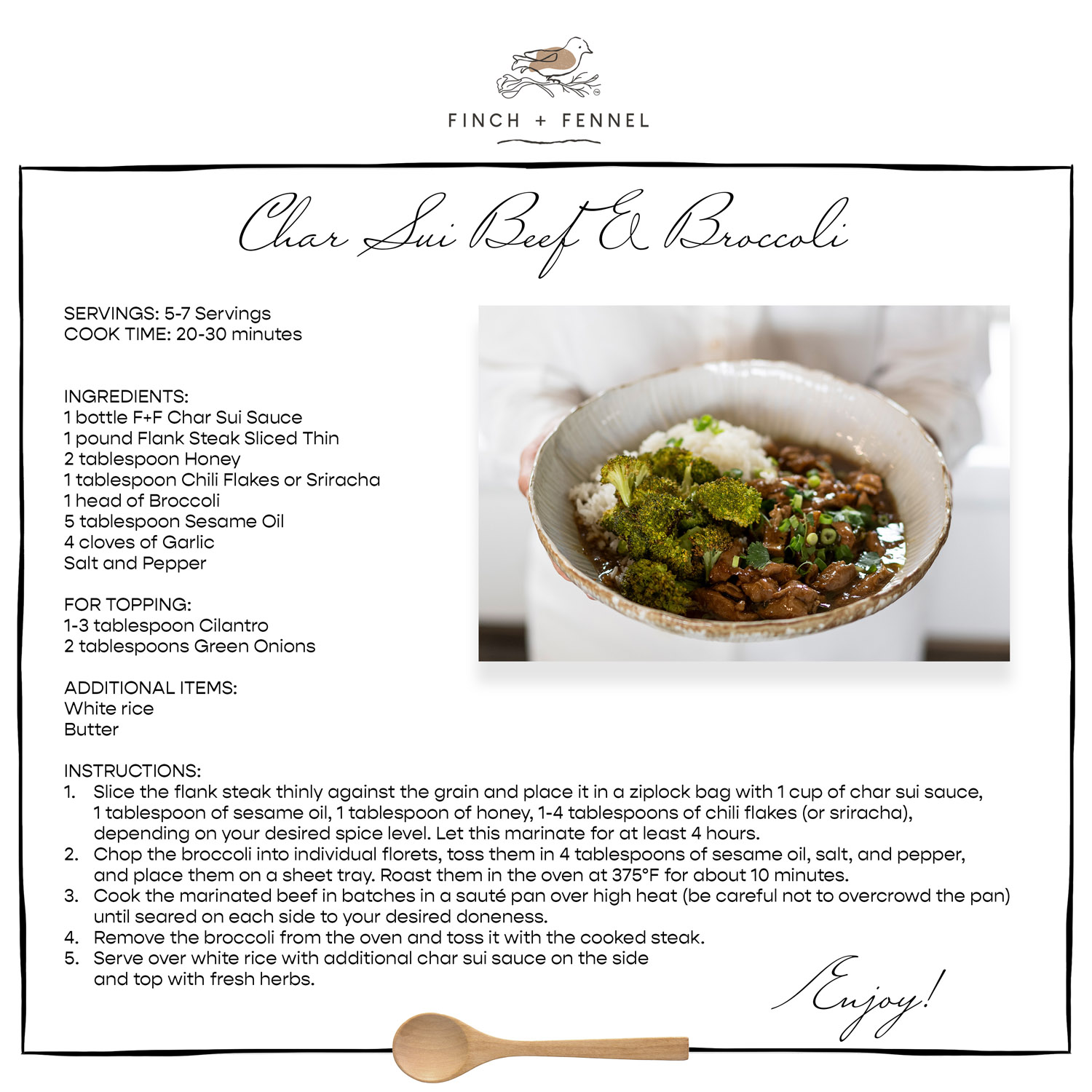 Char Sui Sauce – Finch + Fennel by Creative Co-Op