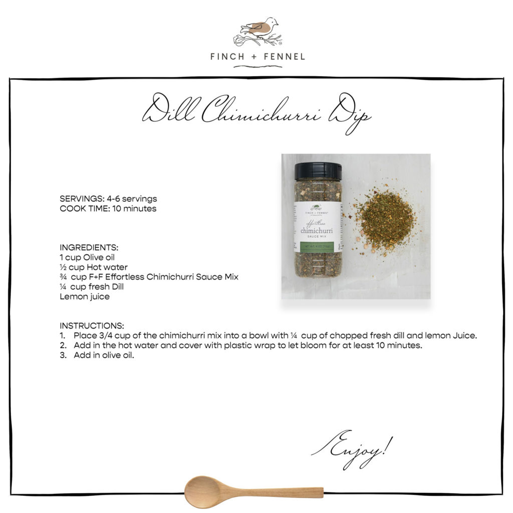 Effortless Chimichurri Sauce Mix – Finch + Fennel by Creative Co-Op