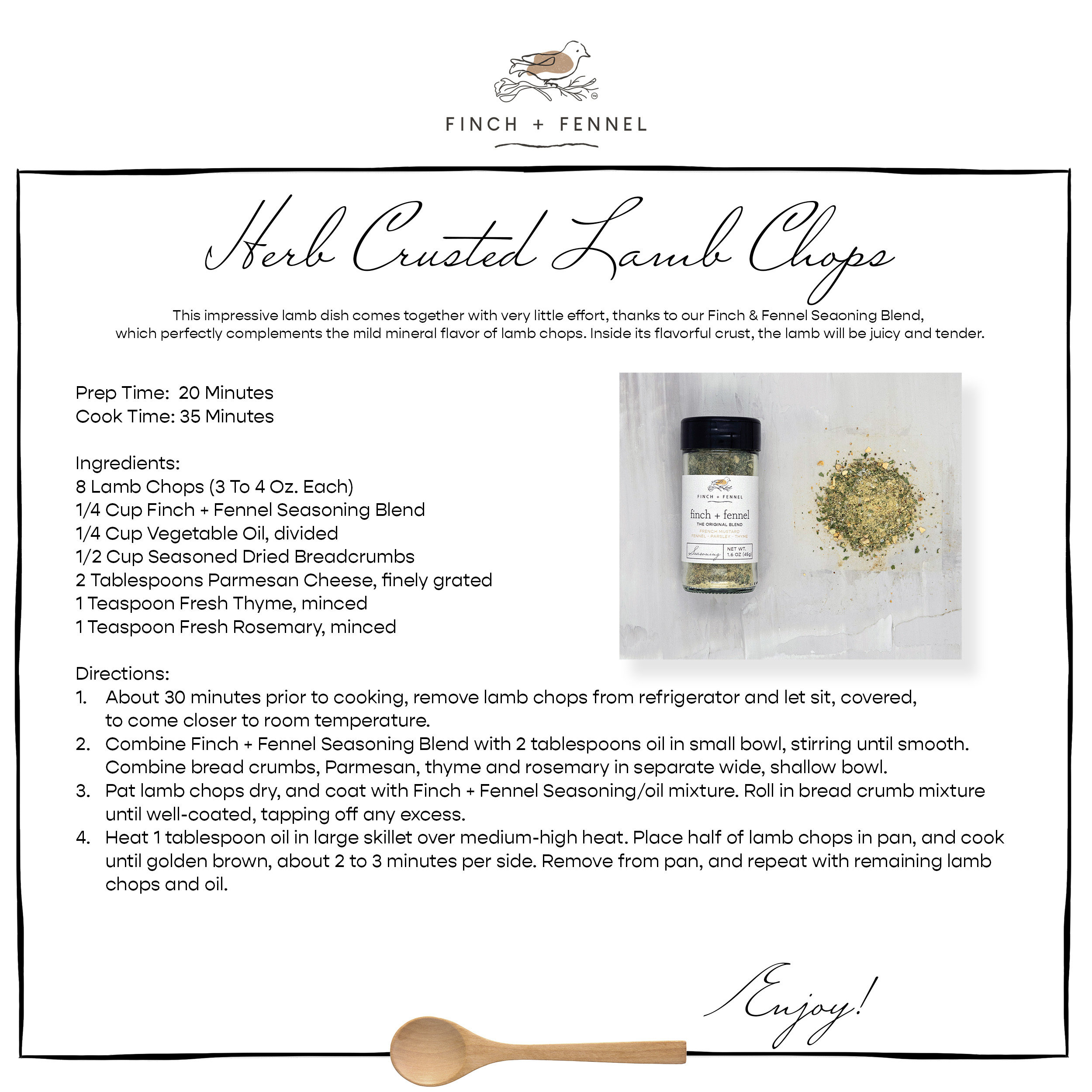 Finch + Fennel Seasoning Blend – Finch + Fennel by Creative Co-Op
