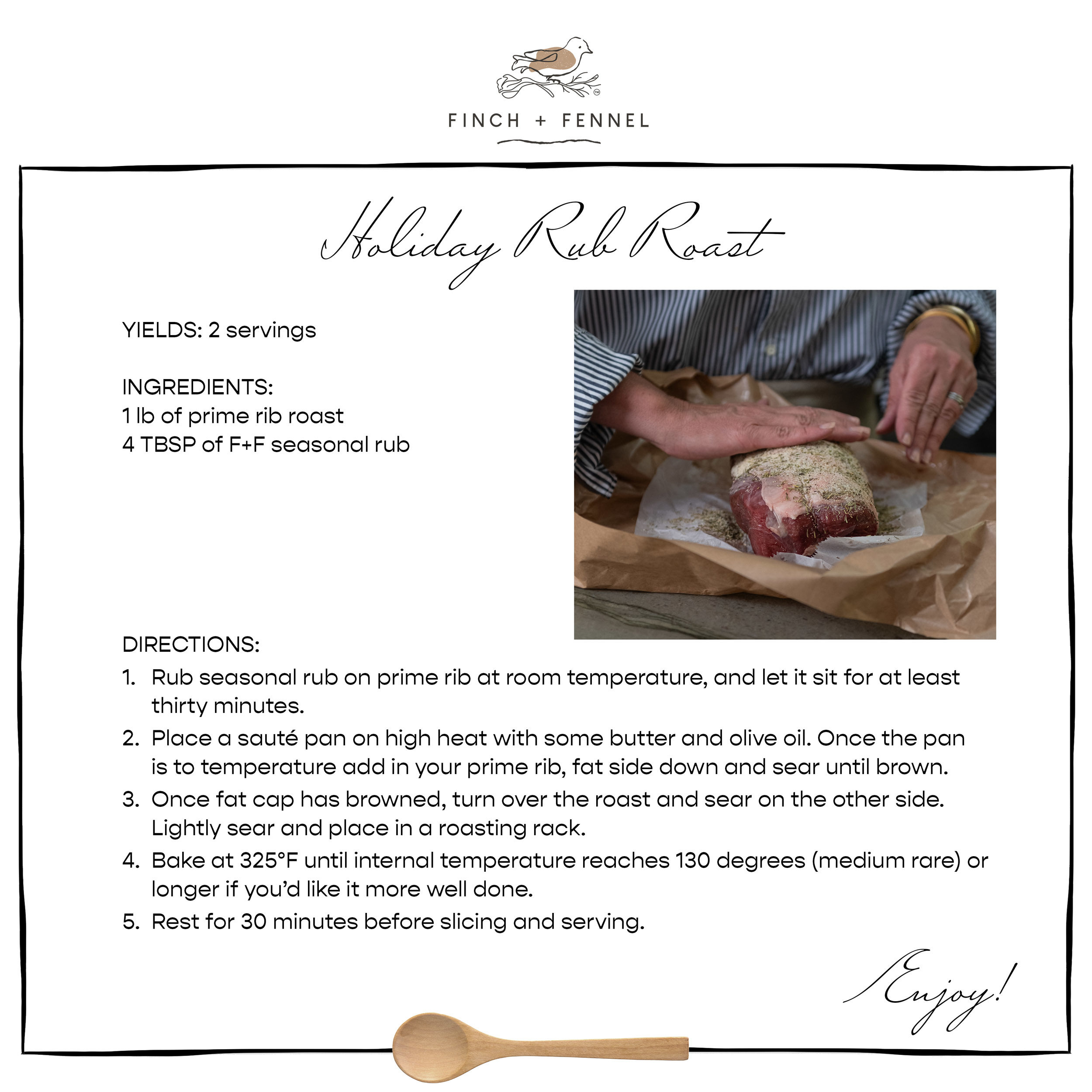 Seasonal Rub – Finch + Fennel by Creative Co-Op