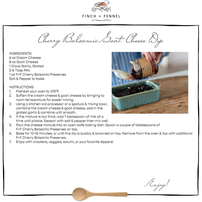 Cherry Balsamic Preserves – Finch + Fennel